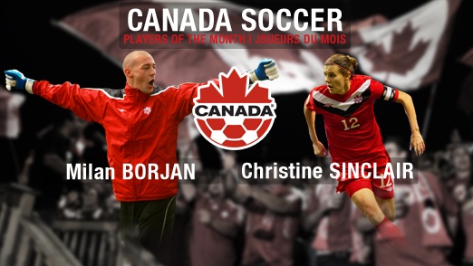 May 2012: Borjan, Sinclair named Canada Soccer Players of the Month ...